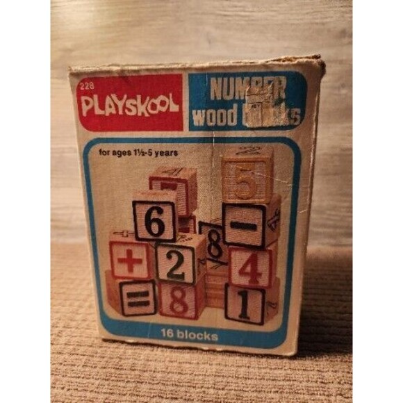 Playskool | Toys | Vintage Playskool Pull Along Wagon With 8 Alphabet ...